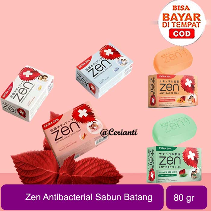 Jual [SABUN ANTI BACTERICAL | 70GR | BPOM] Zen Anti bacterial Bar Soap ...