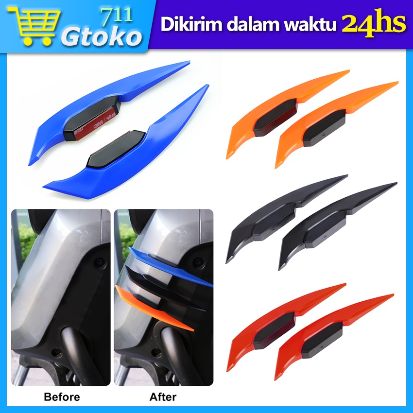 Jual Winglet Sayap Samping Motor Body ABS Wingside Winglet Aerodynamic ...