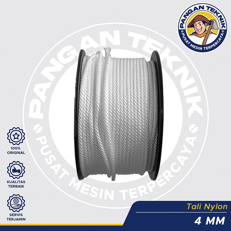 Jual Tali Nilon 4mm (Tali Recoil Starter) | Shopee Indonesia