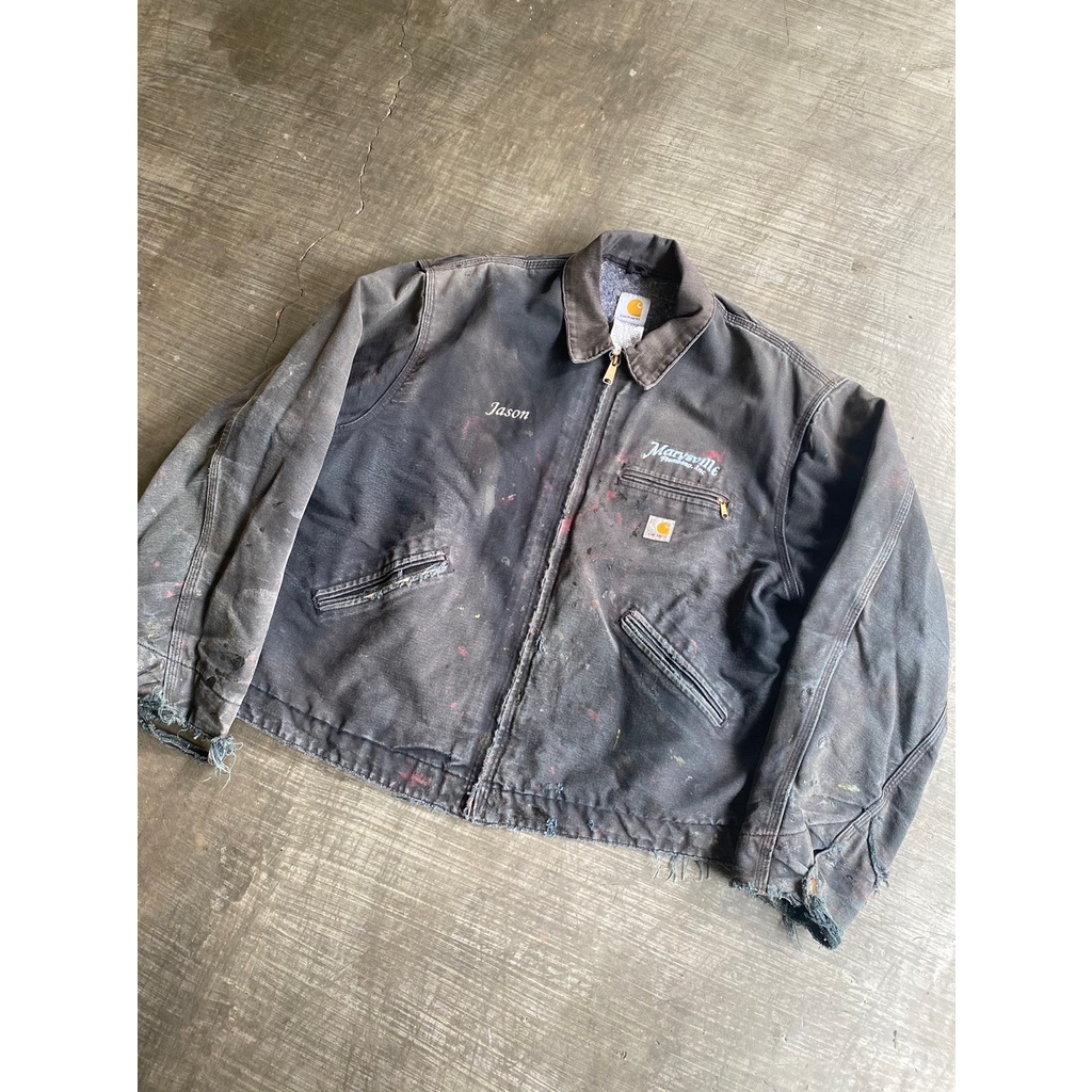Jual Carhartt Detroit jacket J01 BLK | Shopee Indonesia