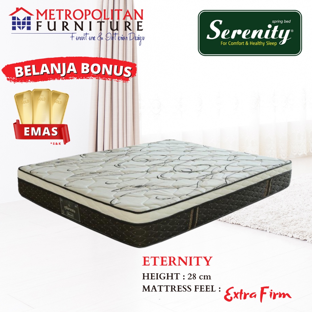 Jual Kasur Springbed Elite Serenity Eternity Spring bed matras | Shopee ...