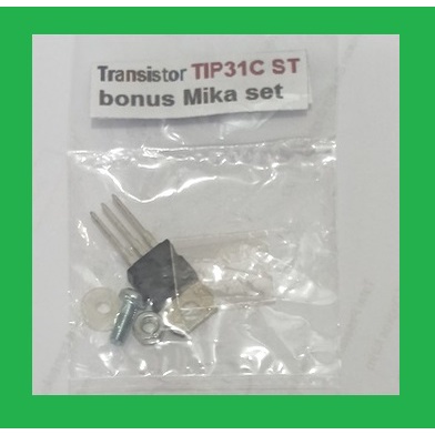 Jual Transistor TIP31C ST bonus Mika set | Shopee Indonesia