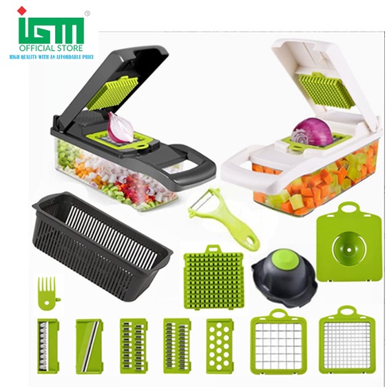 Jual IGM-Parutan Serbaguna Sayur dan Buah Multifungsi 8 in 1 Pengiris ...