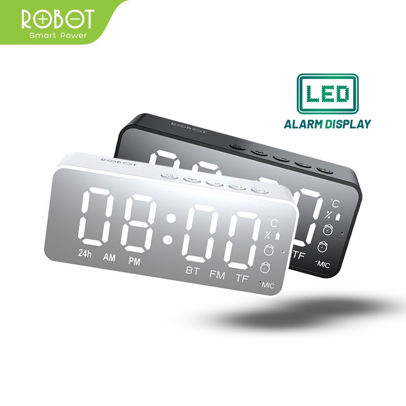 Jual ROBOT Speaker Bluetooth RB150 Alarm LED Indicator Super Bass Mini ...