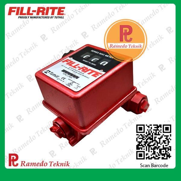 Jual FLOW METER FILL-RITE 1 INCH SERIES 800 C - METERAN SOLAR 1 INCH 3 ...