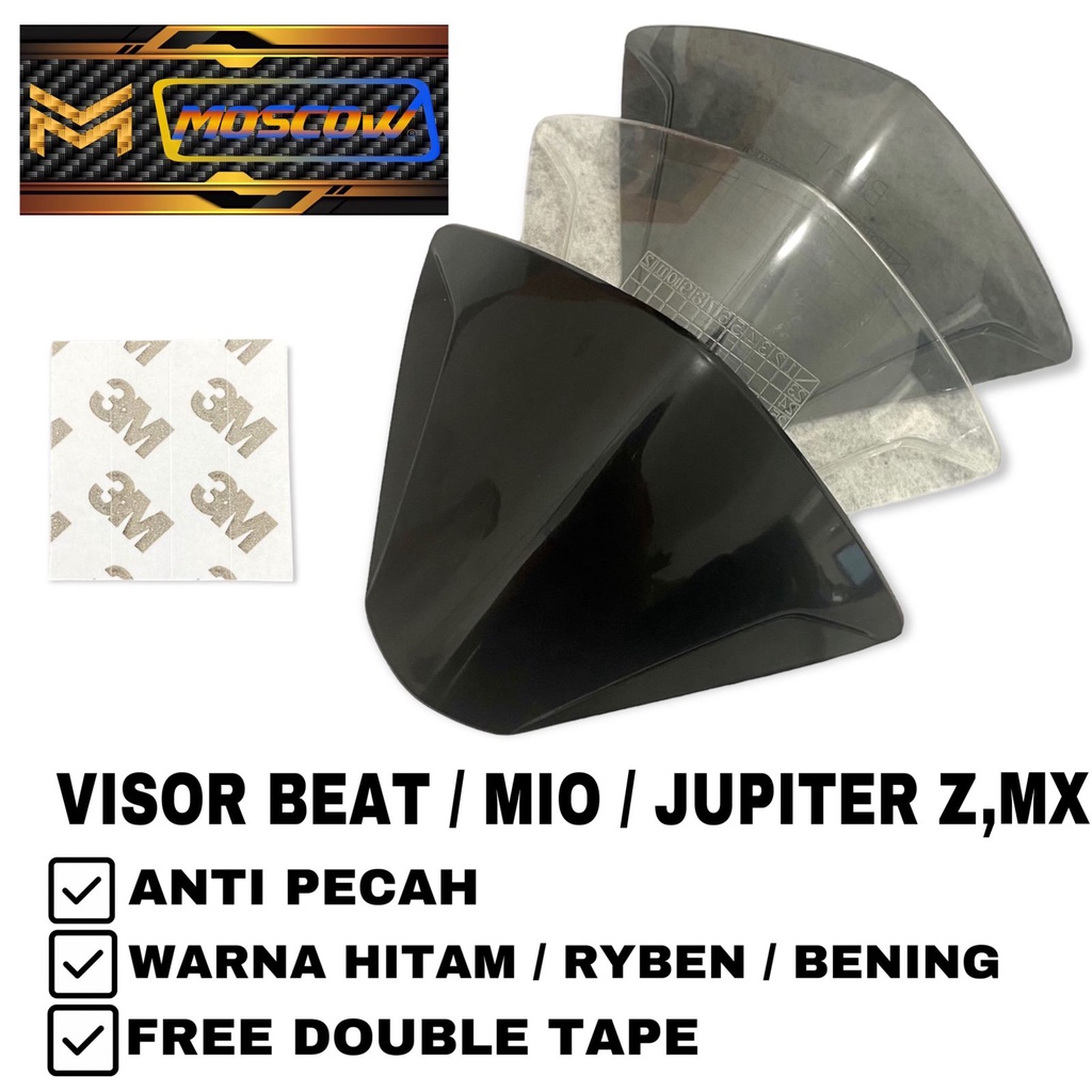 Jual VISOR MIO SOUL MIO SMILE VISOR BEAT CARBU KARBU VISOR JUPITER MX ...