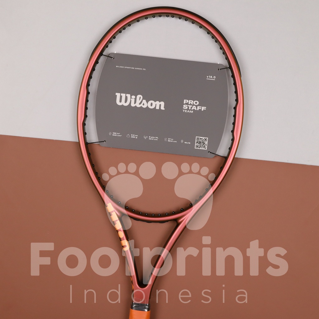 Jual Raket Tenis Wilson Pro Staff Team v14 Tennis Racket 100 sq in 280 gr | Shopee Indonesia