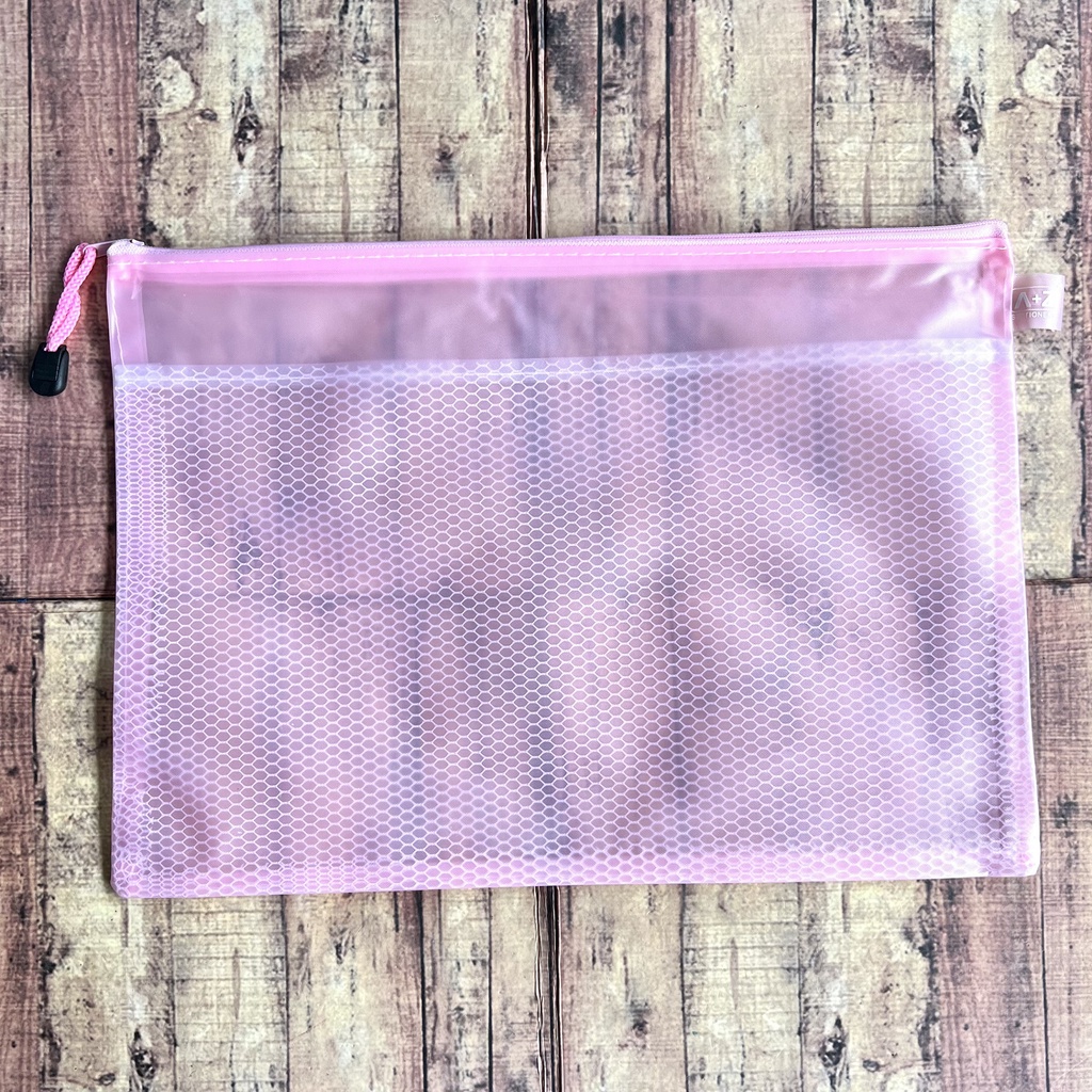 Jual A+Z Zipper Bag 2 Sap A4 - Map Jaring - Map Plastik Resleting ...