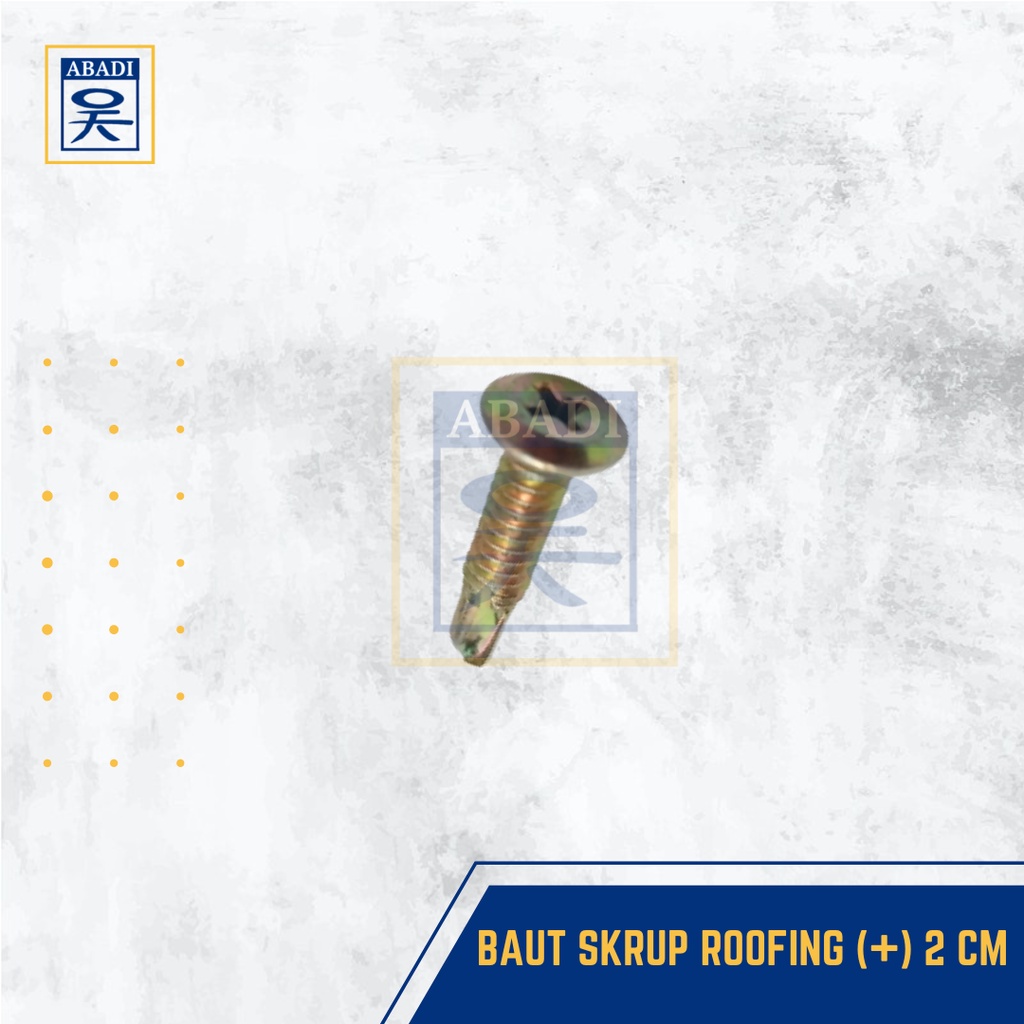 Jual BAUT SKRUP ROOFING (+) 2 CM | Shopee Indonesia