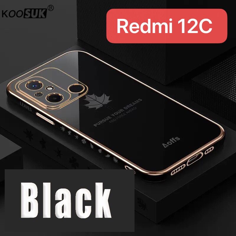 Jual Casing Redmi 12C Xiaomi Poco C55 Maple Daun Free Tali Lanyard ...