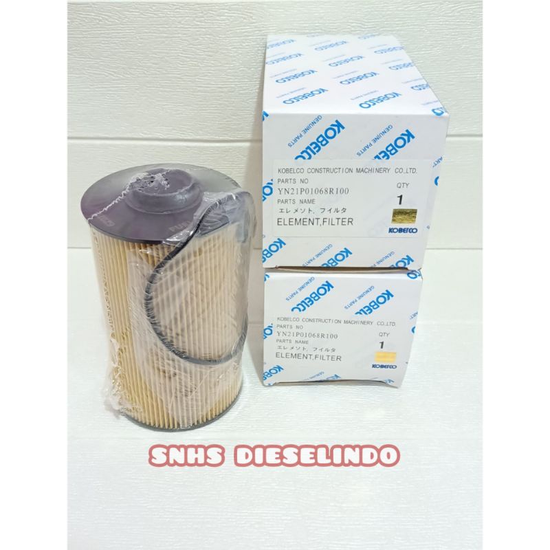 Jual Element Fuel Filter Solar SK200-8 SK 200-8 Kobelco YN21P01068R100 | Shopee Indonesia