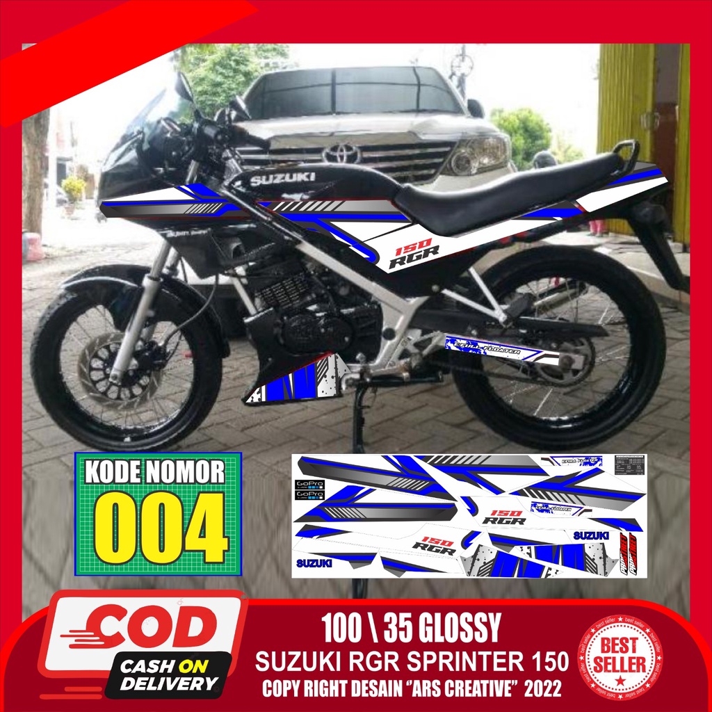 Jual Sticker decal striping suzuki rgr 150 jumbo & Rgr Sprintervariasi ...