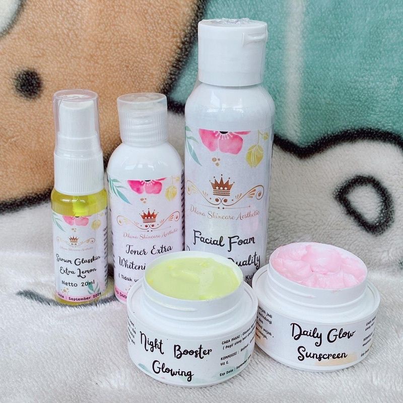 Jual PAKET DILONA SKINCARE(retinol booster serum toner extra) | Shopee ...