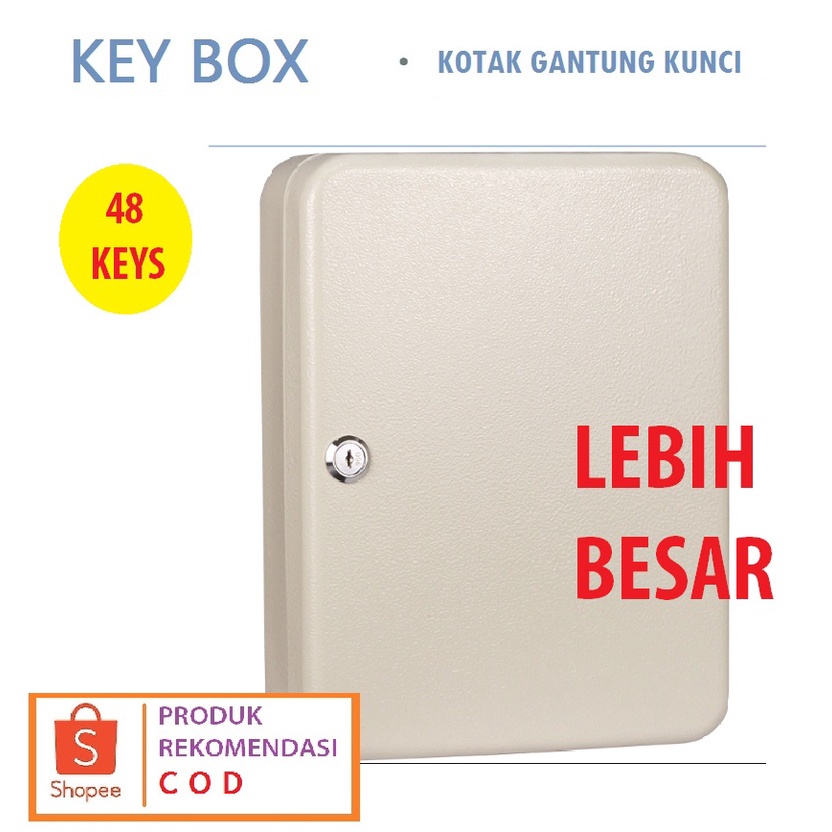 Jual KEY BOX Gantungan kunci dinding Keybox cantelan kunci besi Box ...