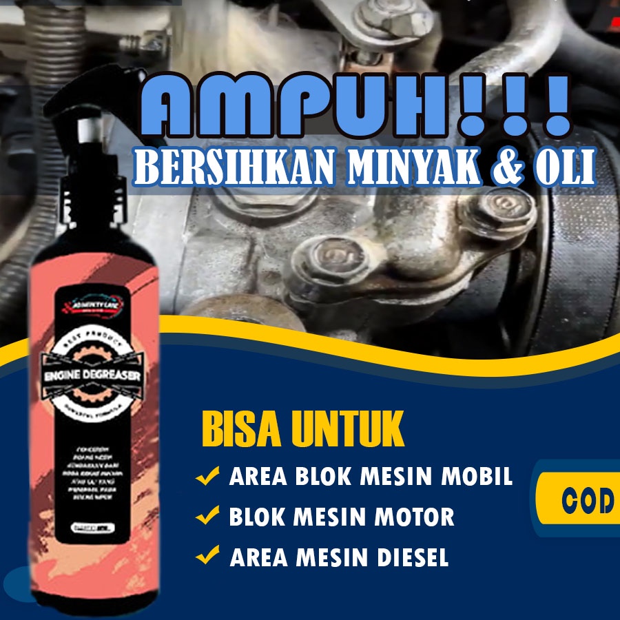 Jual Cairan pembersih minyak dan oli kerak blok mesin mobil motor karat mesin cleaner engine ...