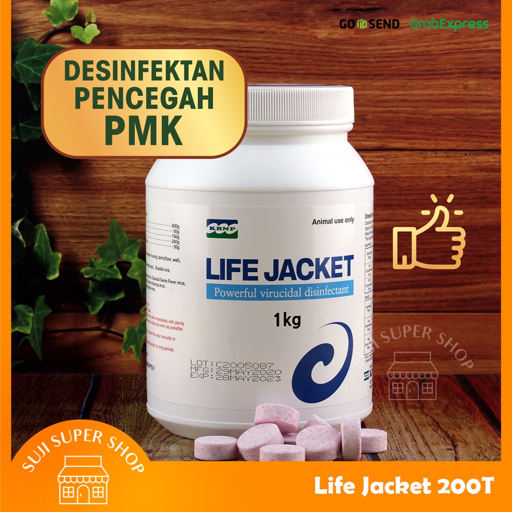Jual Life Jacket Tablet Desinfektan Larut Air 200 Tablet | Shopee Indonesia