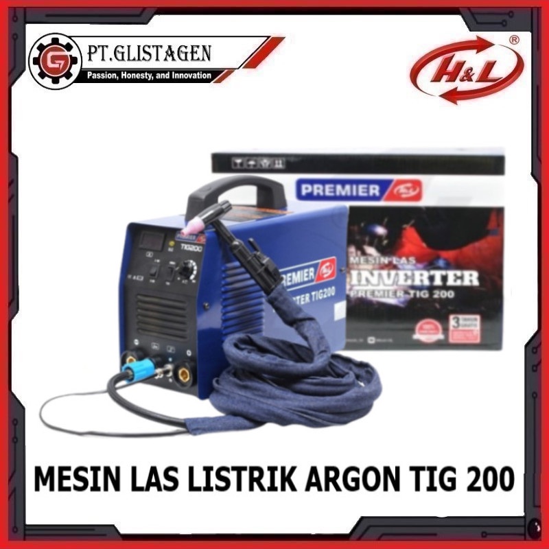 Jual Mesin Las Listrik Argon Stainless Welding Inverter Las HL TIG 200 ...