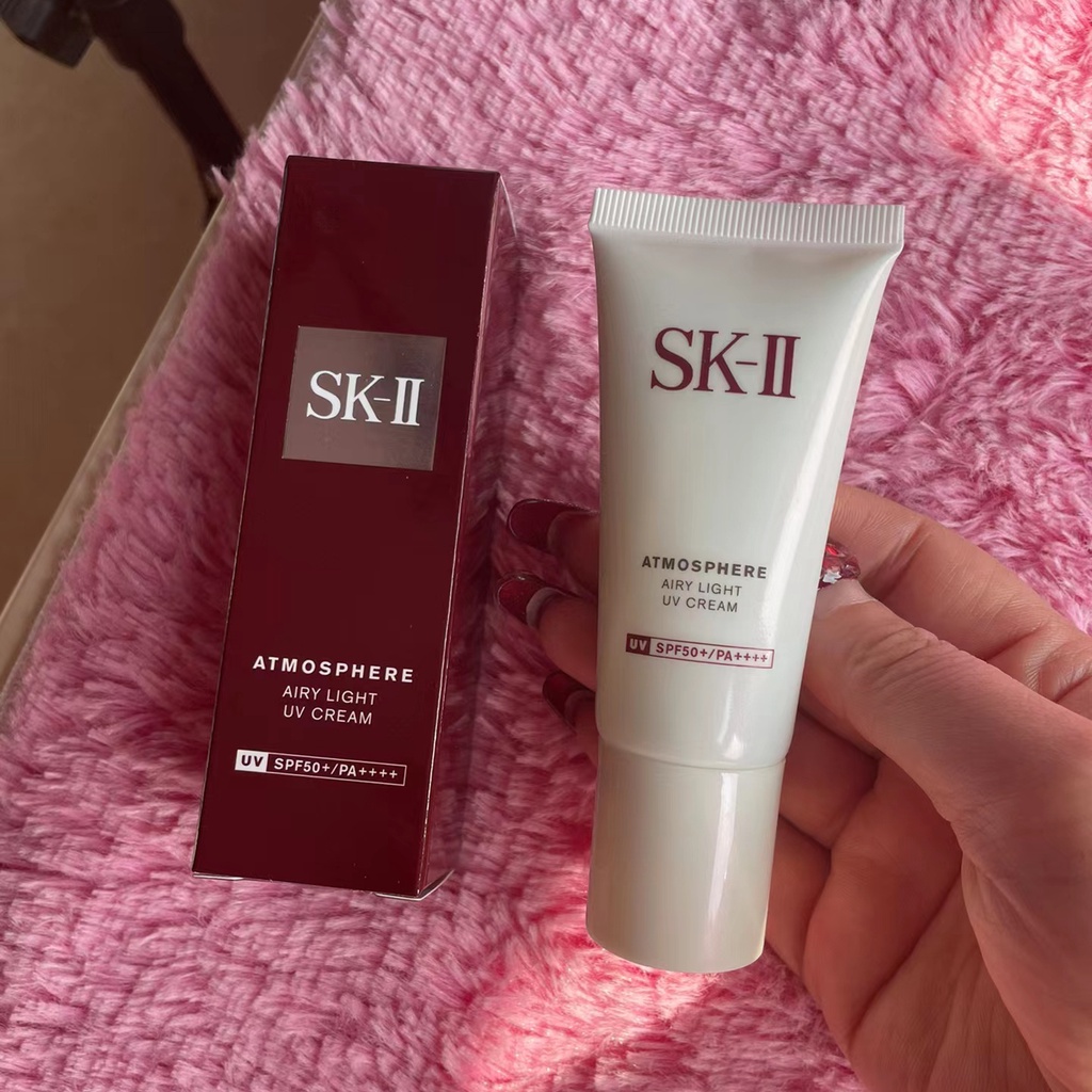 Jual SK-II SKII SK 2 ATMOSPHERE AIRY LIGHT UV CREAM SPF 50 + / PA ++++ | Shopee Indonesia