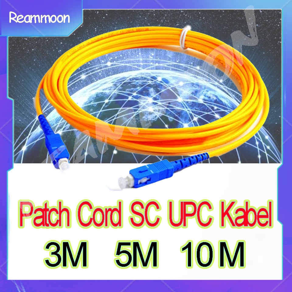 Jual Patch Cord SC UPC Kabel Fiber Optic Patchcord Patch Cord Sc Upc 3M ...