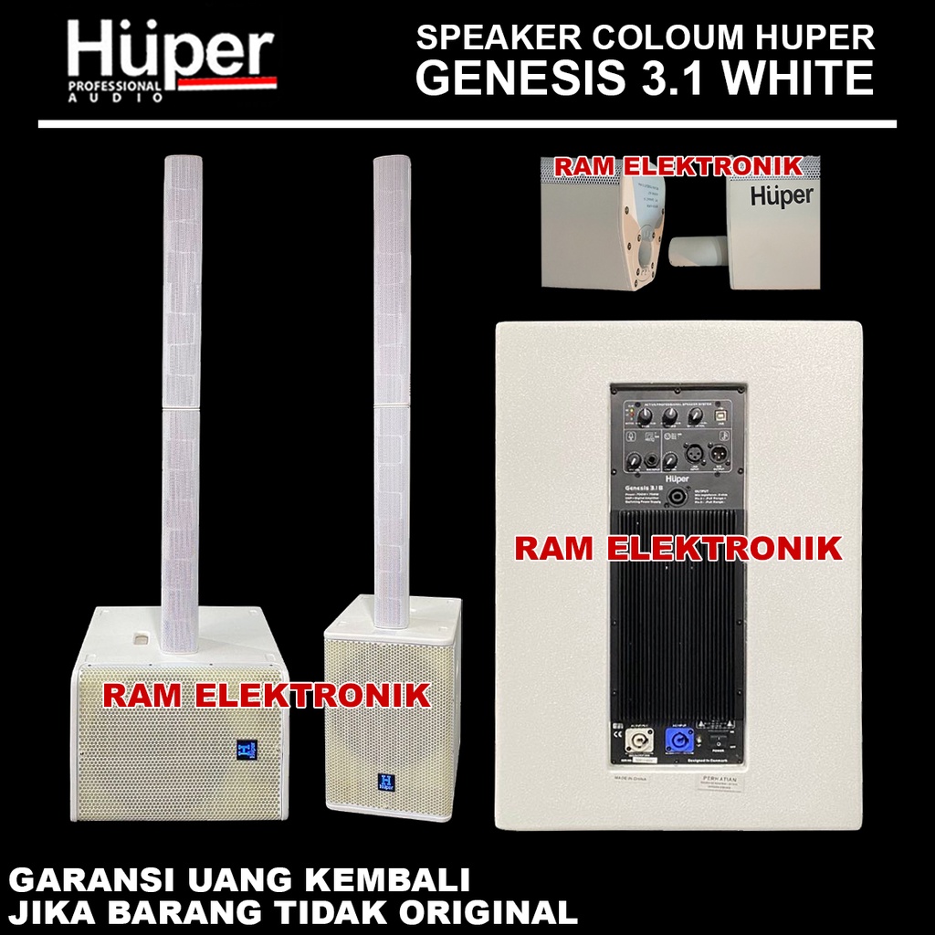 Jual Speaker Aktif Column Coloum HUPER GENESIS 3.1 | 31 | 3 1 Puith ...