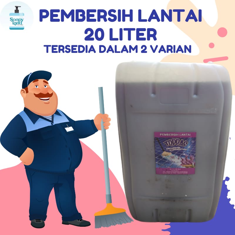 Jual KEMENKES 20 LITER Pembersih Lantai PREMIUM ANTI BAKTERI / TOPPAS Antibacterial Floor ...