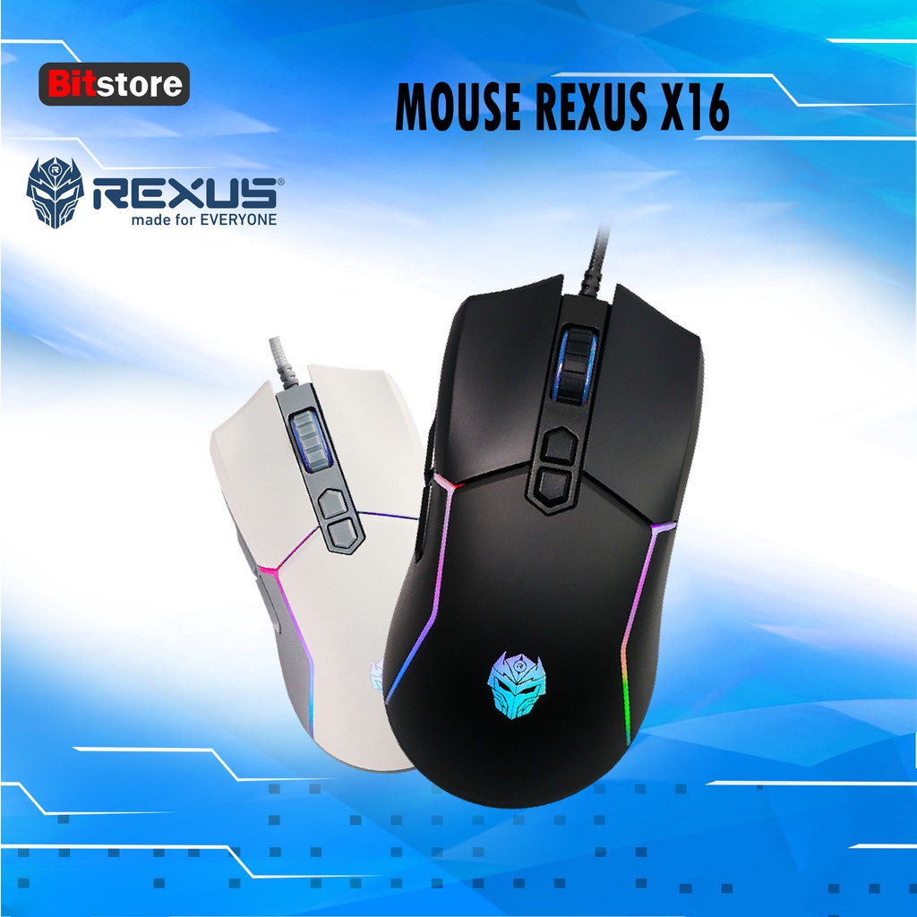 Jual Mouse Gaming REXUS Xierra X16 RGB | Shopee Indonesia