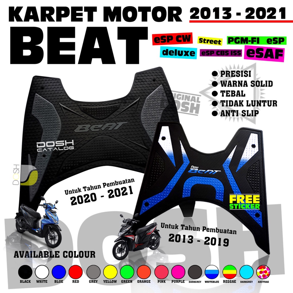 Jual Karpet Motor Beat / Karpet Beat 2021 / Karpet motor beat 2023 ...