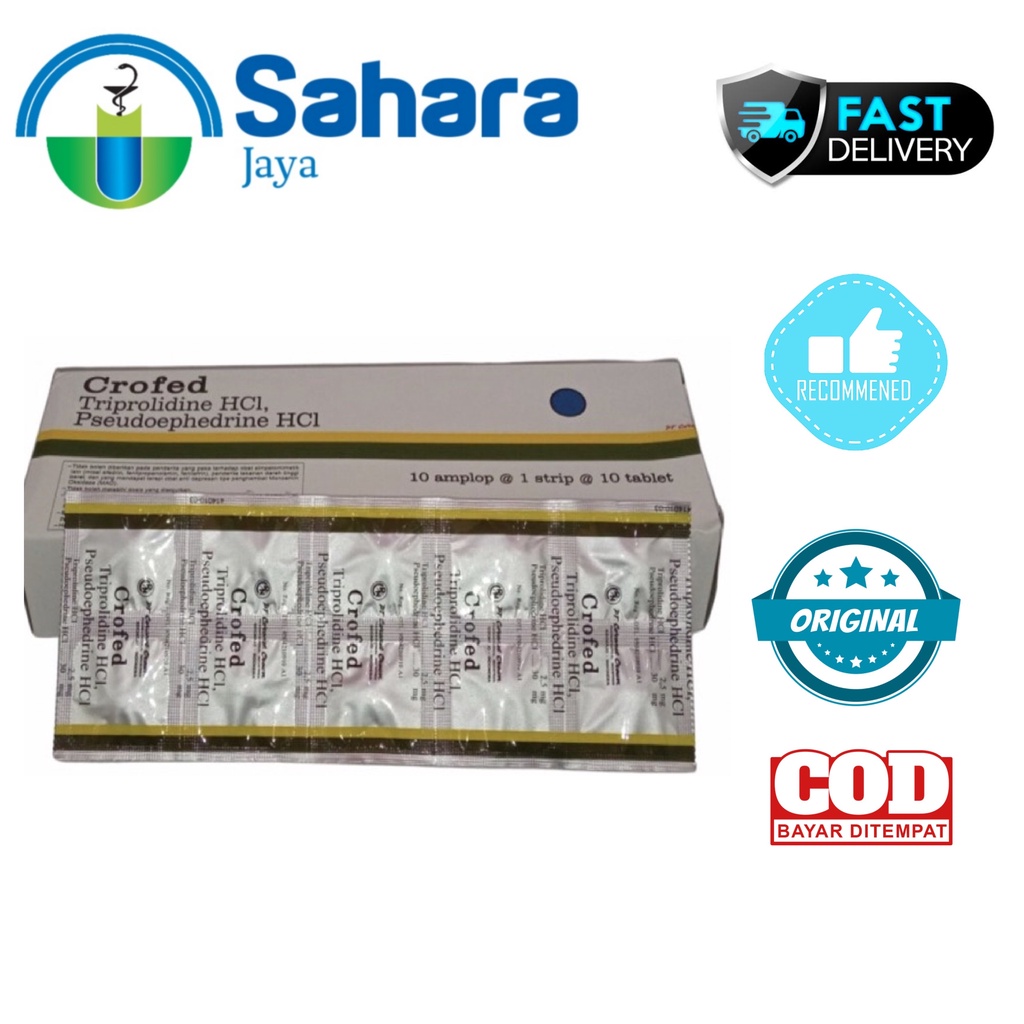 Jual [SJ] Crofed 10 Tablet PER STRIP / FLU PILEK DEMAM | Shopee Indonesia