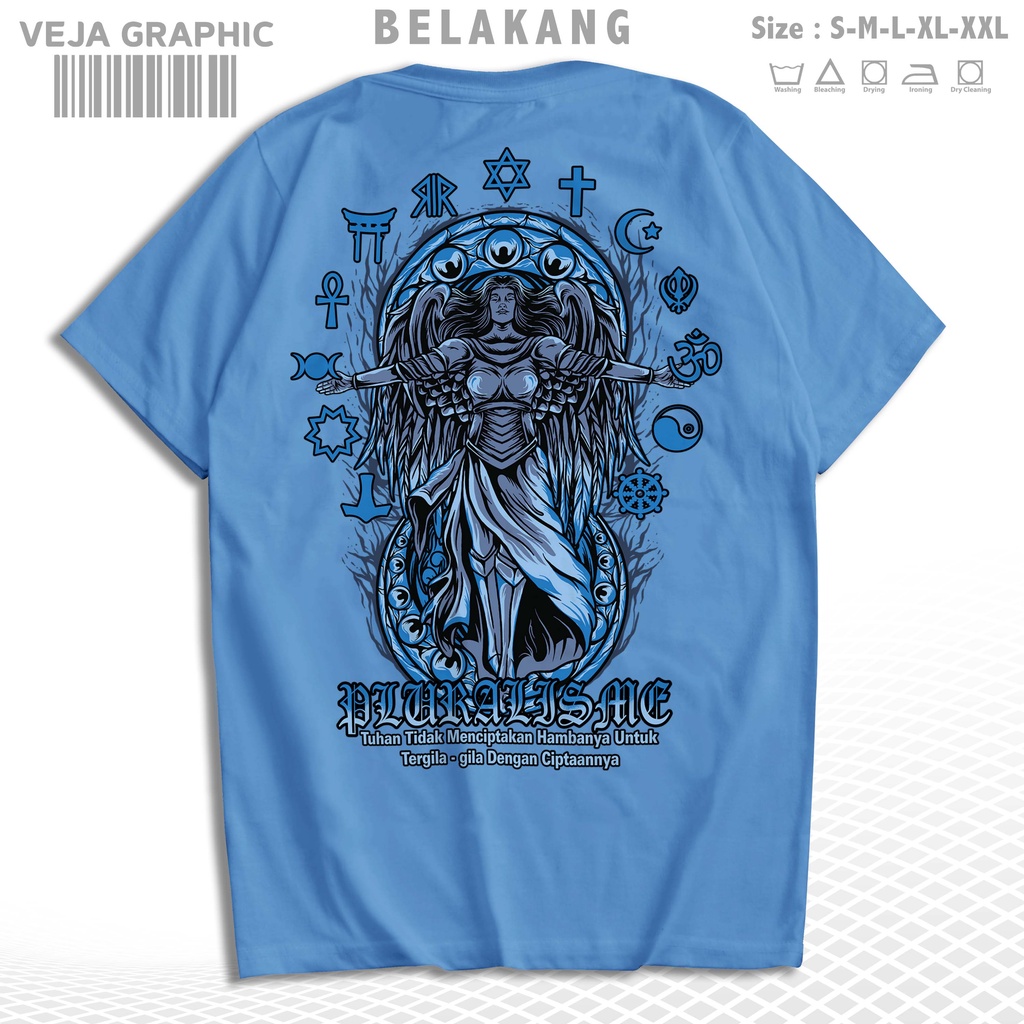 Jual VEJAGRAPHIC Kaos Pluralisme Tergila Gila Ciptaannya | Baju Satanic ...