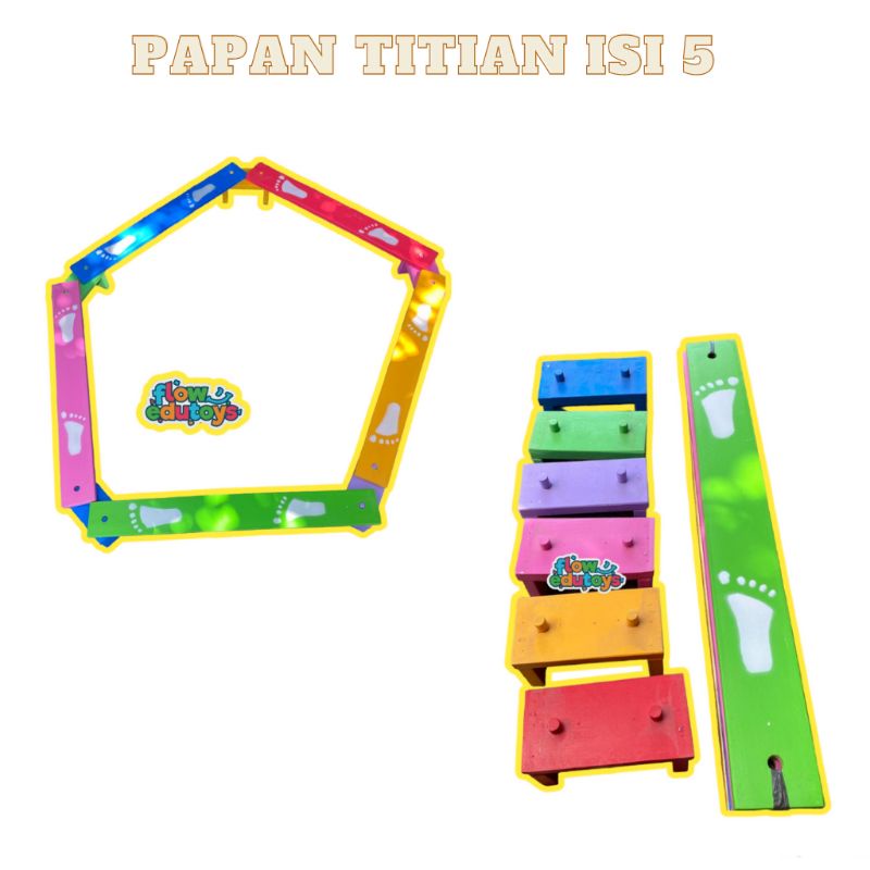 Jual MAINAN EDUKASI ANAK PAPAN TITIAN 5 PAPAN / PAPAN TITIAN | Shopee ...