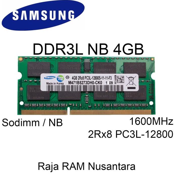 Jual [BARU] RAM / MEMORY SAMSUNG NOTEBOOK / LAPTOP DDR3L 4GB fmo03 ...
