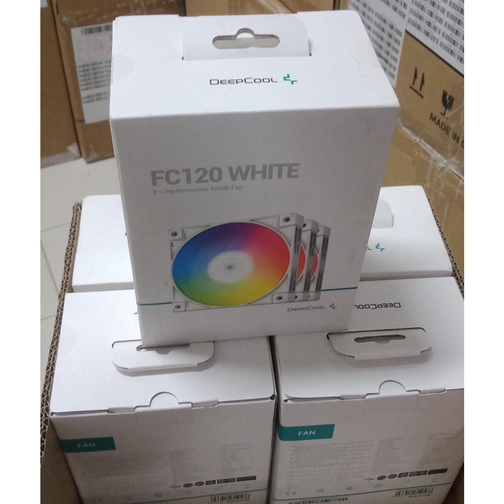 Jual Deepcool FC120 Fan ARGB 12CM (3 in 1) - WHITE Frame FC 120 ...