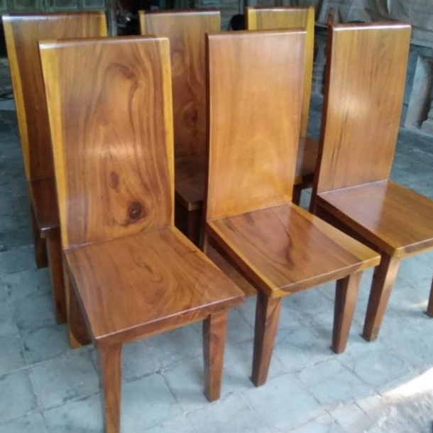 Jual RAY Kursi Makan Kafe Kayu Trembesi Cafe Suar Solid | Shopee Indonesia