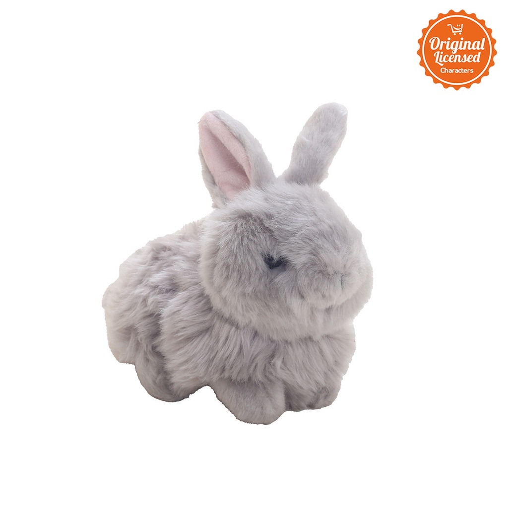 Jual Boneka Binatang Animal Plush Kelinci Rabbit Grey Abu Abu 15x 11 cm ...