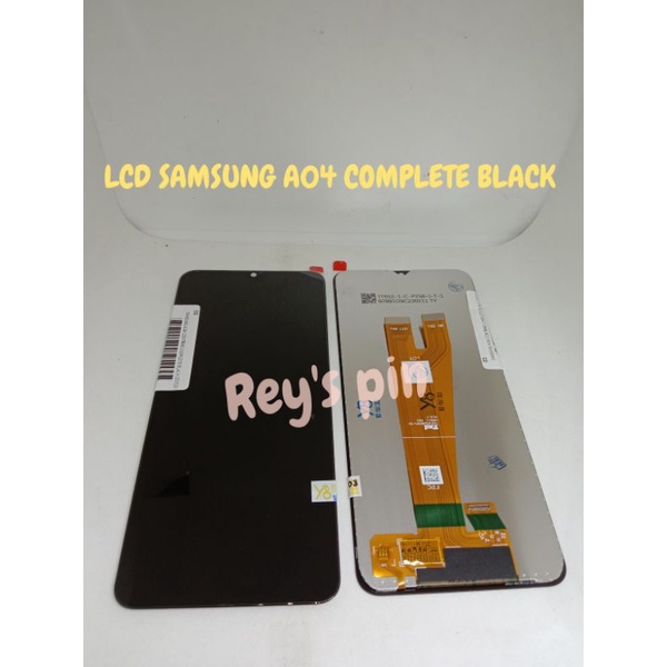 Jual LCD TOUCHSCREEN SAMSUNG A04 COMPLETE BLACK | Shopee Indonesia