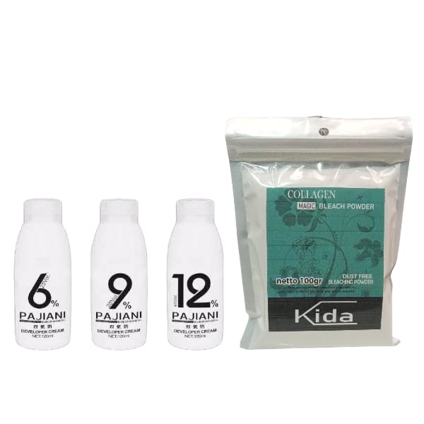 Jual BLEACHING PUTIH Kida + Pajiani Bleaching Rambut GRADE PREMIUM ...