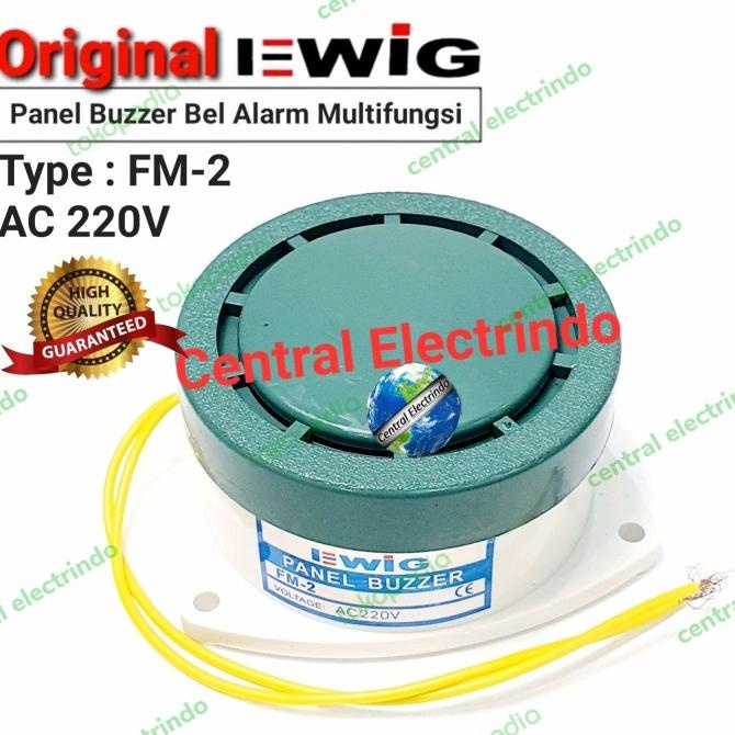 Jual Panel Buzzer/Bell TET FM2 AC 220V EWIG. | Shopee Indonesia