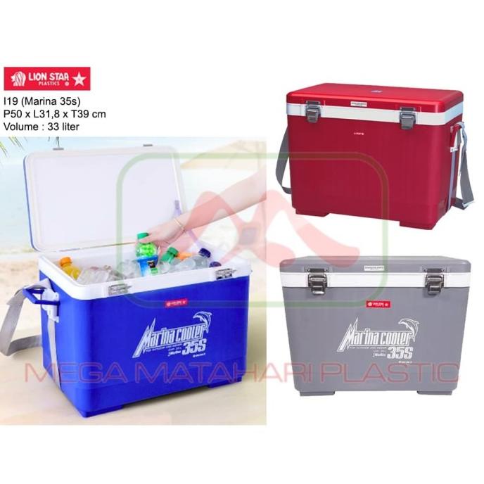 Jual Marina Cool Box / Cooler Box 35 S Lionstar (33 Ltr) | Shopee Indonesia