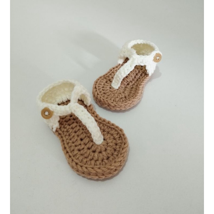 Jual Sandal rajut polos (handmade) | Shopee Indonesia
