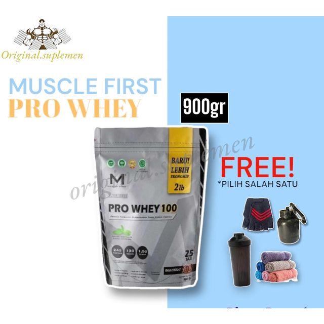Jual Muscle First Pro Whey 100 2lb 2 lbs M1 Pro Whey Protein - Cokelat ...