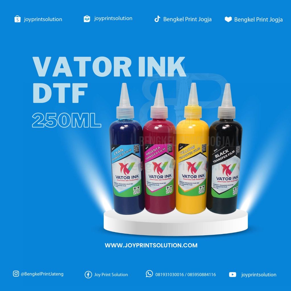 Jual Vator Ink DTF CMYK 250 ml | Shopee Indonesia
