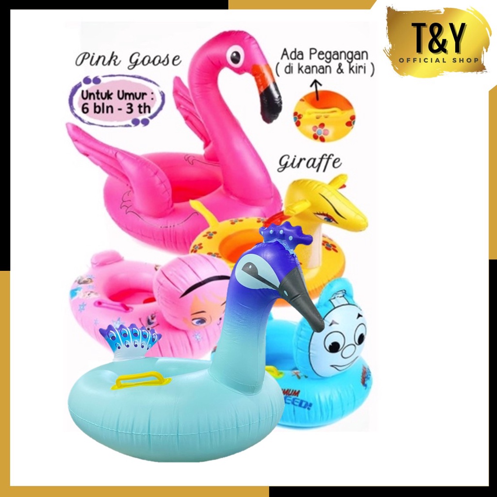 Jual T&Y Ban Renang Anak Karakter Lucu Quacker Float Children pool ...