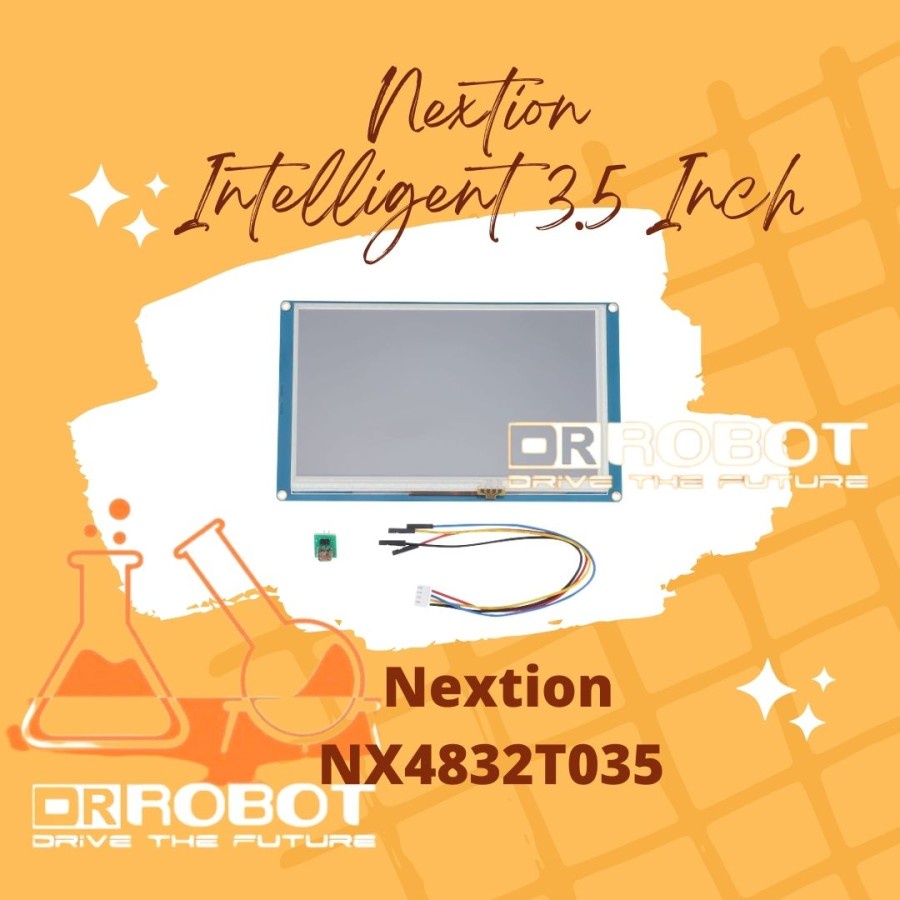 Jual NEXTION NX4832T035 Intelligent 3.5" HMI TFT Touch Display LCD 3.5 ...
