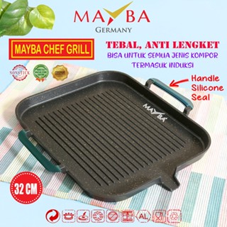 Jual Panci Barbeque CHEF GRILL MAYBA Anti lengket / Panggangan bisa ...