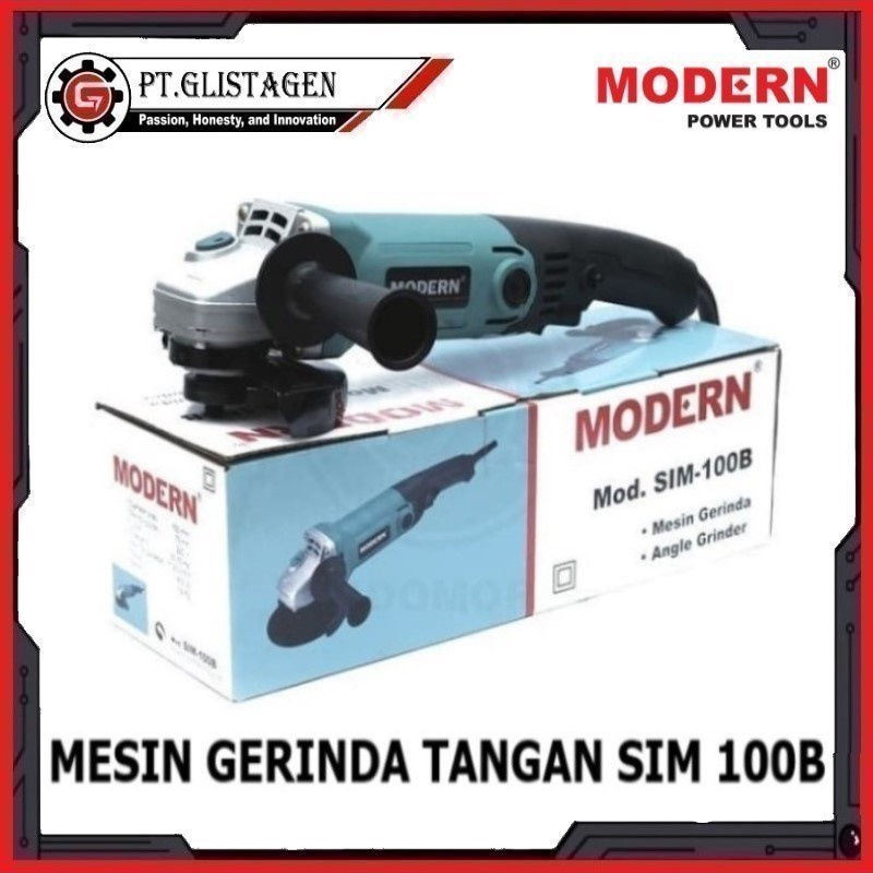 Jual Mesin Gerinda Tangan Angle Disc Grinder Gurinda 4"inch SIM 100B ...