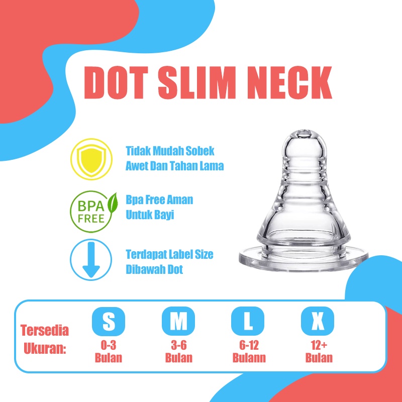 Jual Pigeon Dot Botol Bayi Standar Leher Bayi Nipple Peristaltik Botol ...