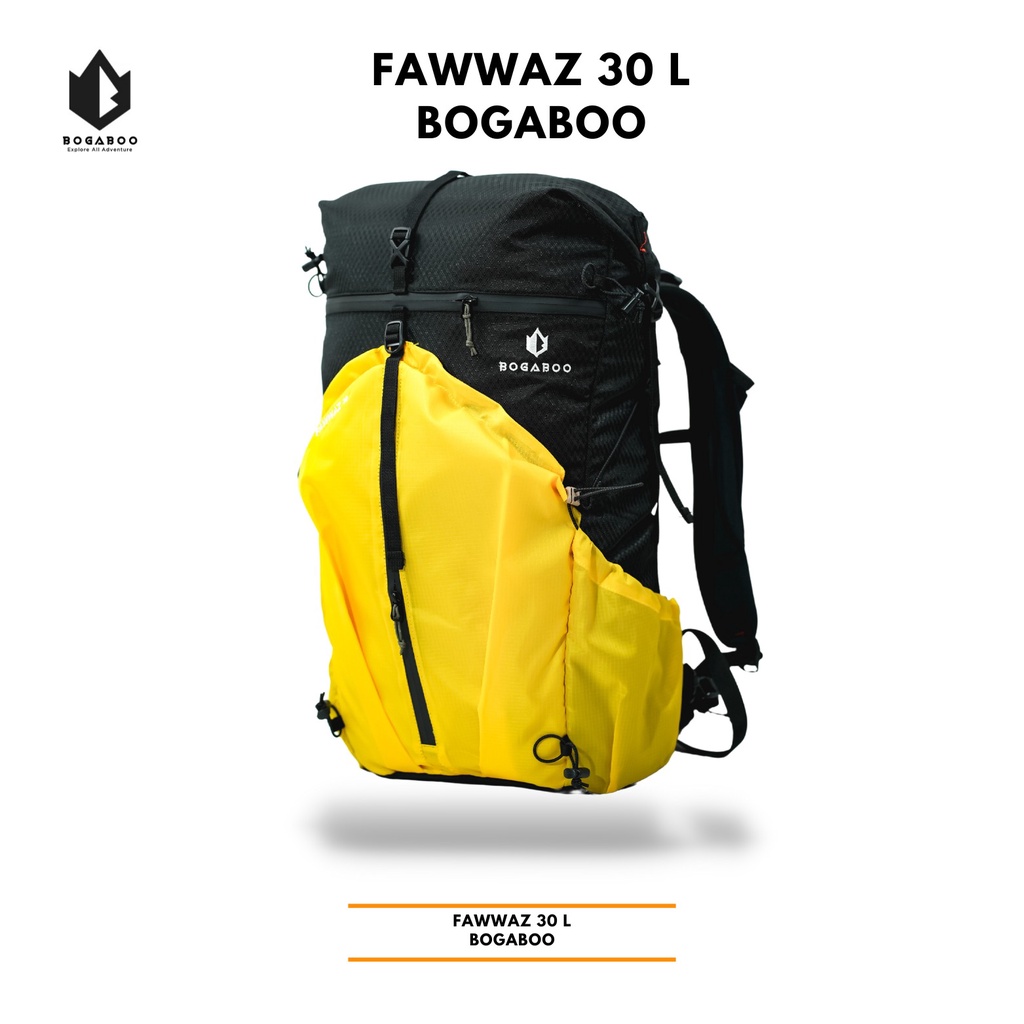 Jual BOGABOO FAWWAZ BACKPACK ULTRALIGHT Frameless 30 L Waterproof - Tas Ultralight Gunung - Tas ...