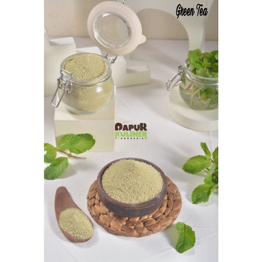 Jual Bahan Baku Es teh Kekinian varian rasa Green Tea kemasan 1 ...