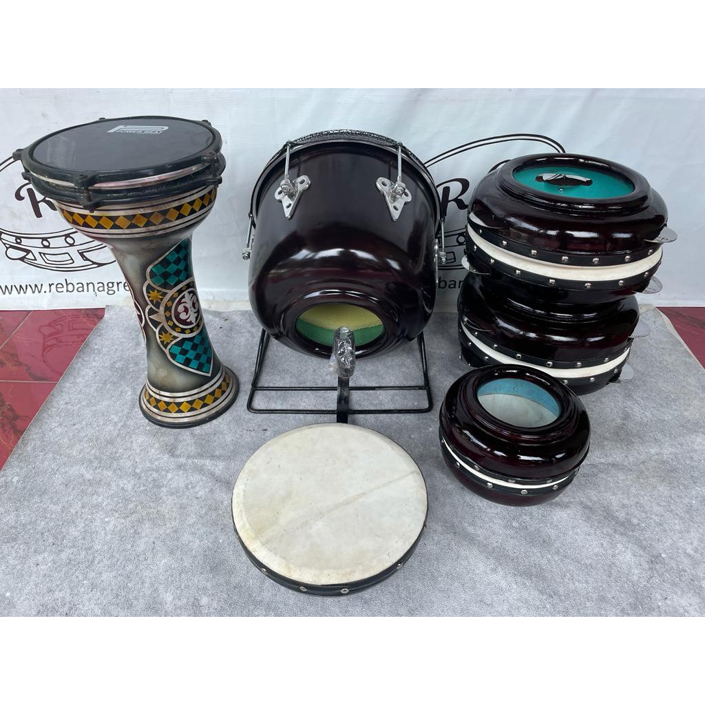 Jual Rebana Habib Syeh Satu Set Murah Alat Musik Rebana Hadroh | Shopee ...