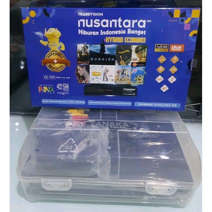 Jual RECEIVER PARABOLA TV DIGITAL TANAKA COMBO FULL HD BISA ANTENA ...